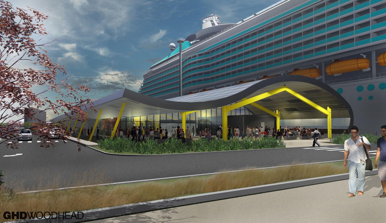 Long Awaited Concept Designs for the Newcastle Cruise Terminal Unveiled ...