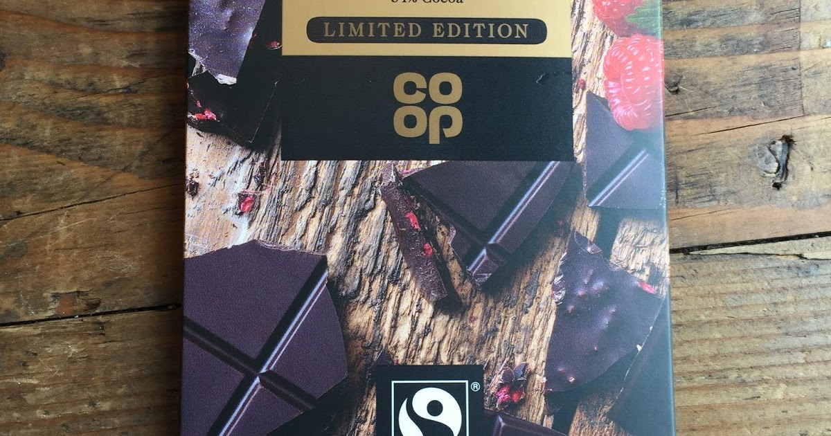 Co Op Truly Irresistible Dark Chocolate with Raspberry
