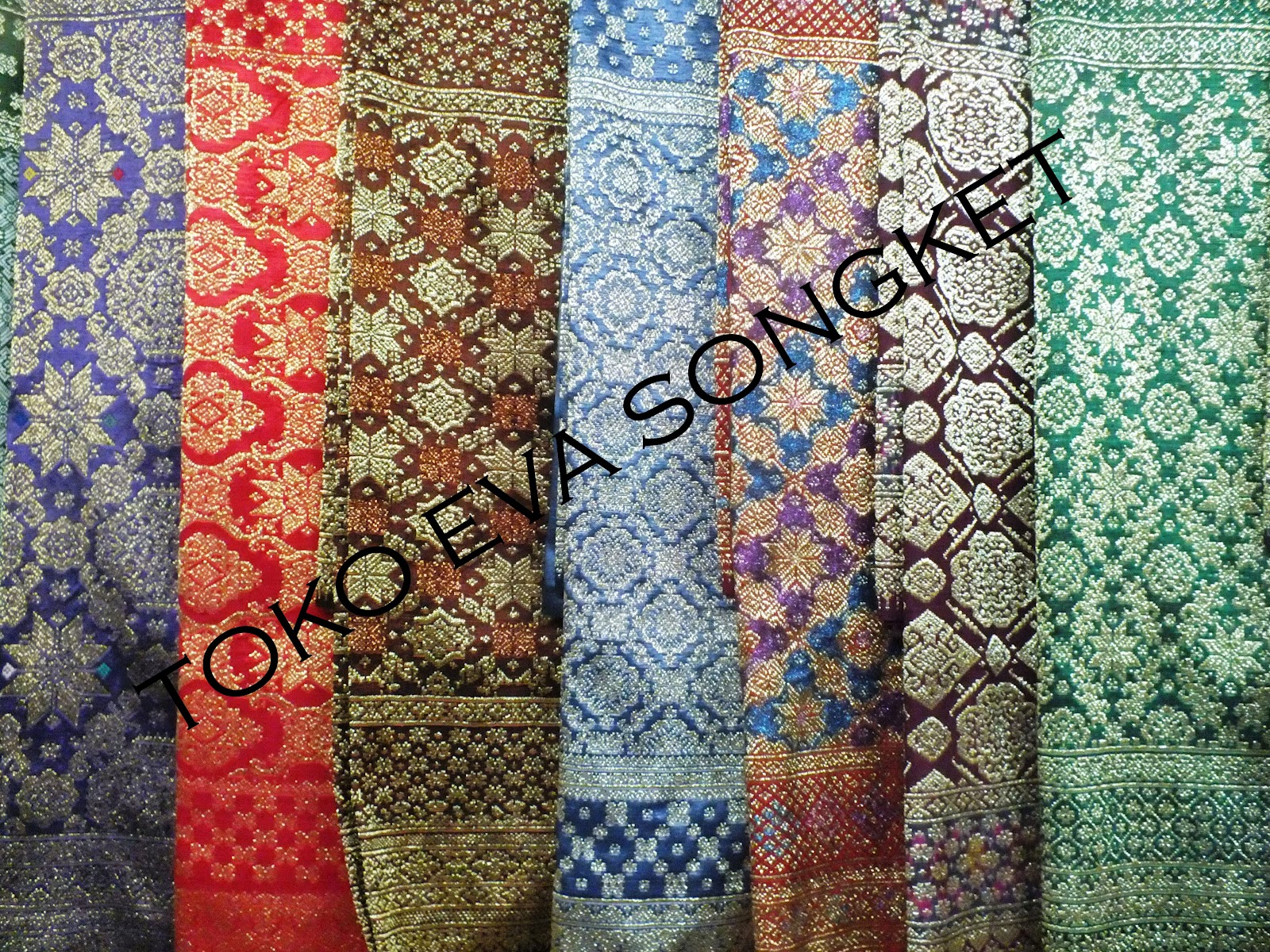 Jual Songket Palembang, Ulos Batak & kain tenun Indonesia