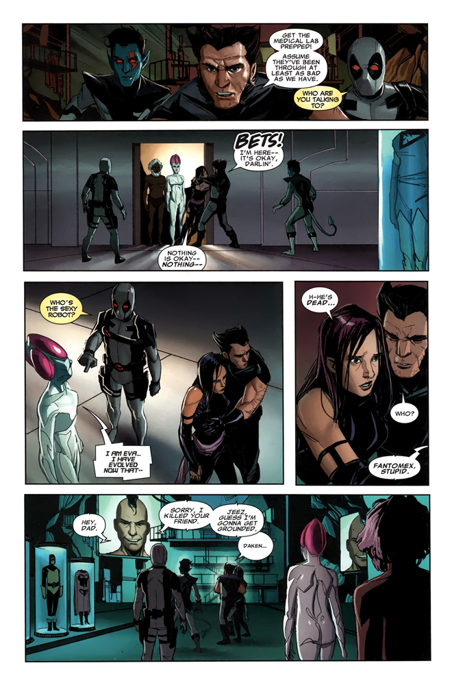 PSYLOCKE | CAPTAIN BRITAIN // like a butterfly: Uncanny X-Force #27 Art