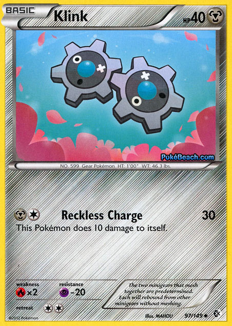 Klink -- Boundaries Crossed Pokemon Card Review | PrimetimePokemon's Blog