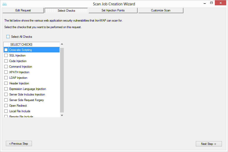 Ironwasp Open Source Advanced Web Security Testing Platform