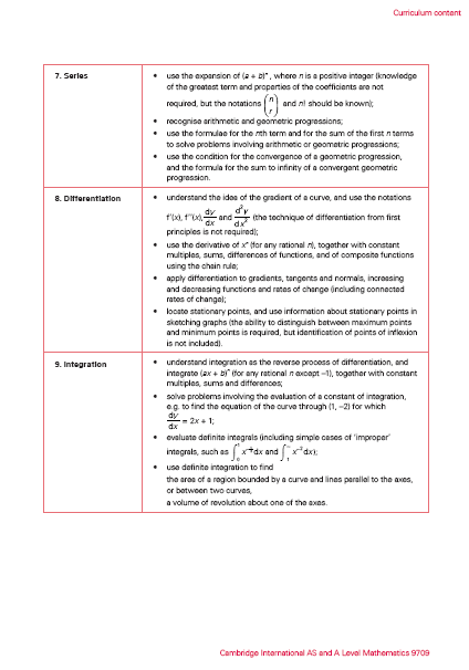 Muhammad Ali Khan[OFFICIAL]: COMPLETE SYLLABUS, FORMULAE AND TABLES OF A-LEVE MATHS (9709) P1 ...
