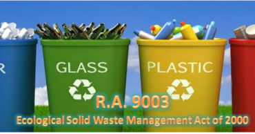 RA 9003 Ecological Solid Waste Management Act of 2000 | ATLAS CDC ...