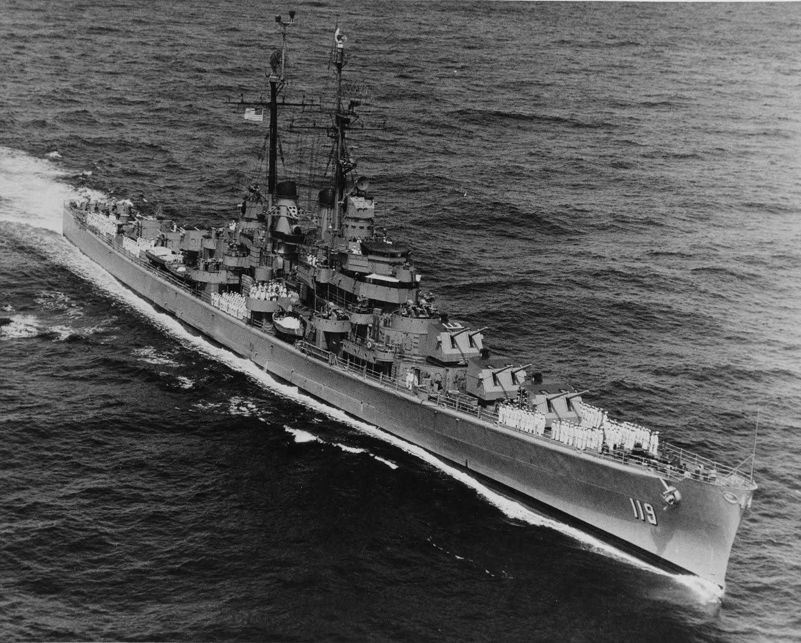 Naval Analyses: WARSHIPS OF THE PAST: USS Juneau (CL-119) anti-aircraft ...