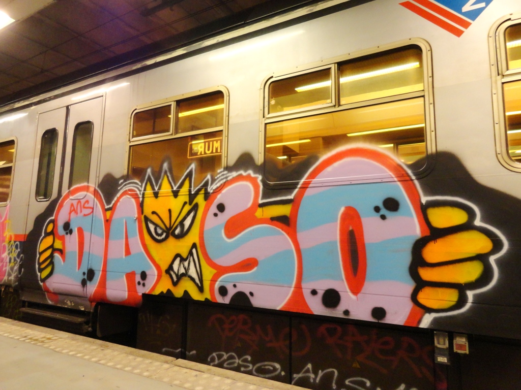 DASO Art on Train
