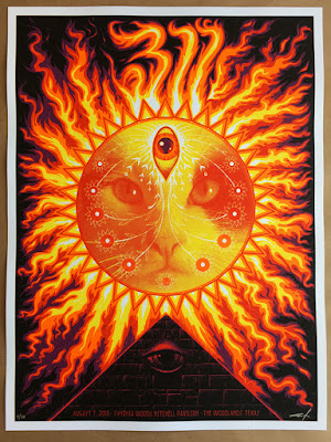 INSIDE THE ROCK POSTER FRAME BLOG: Jeff Soto 311 Houston Poster Artist ...