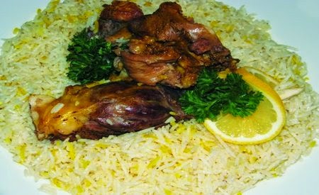 Arabian Laham Mandi (Mutton with Rice) recipe | LEBANESE RECIPES