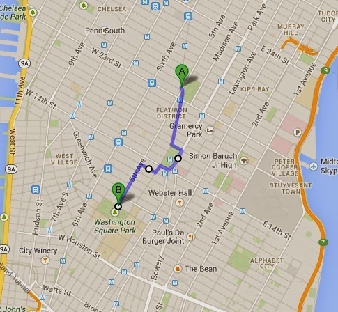 CCNY By Bike: Madison Square Park to Washington Square Park