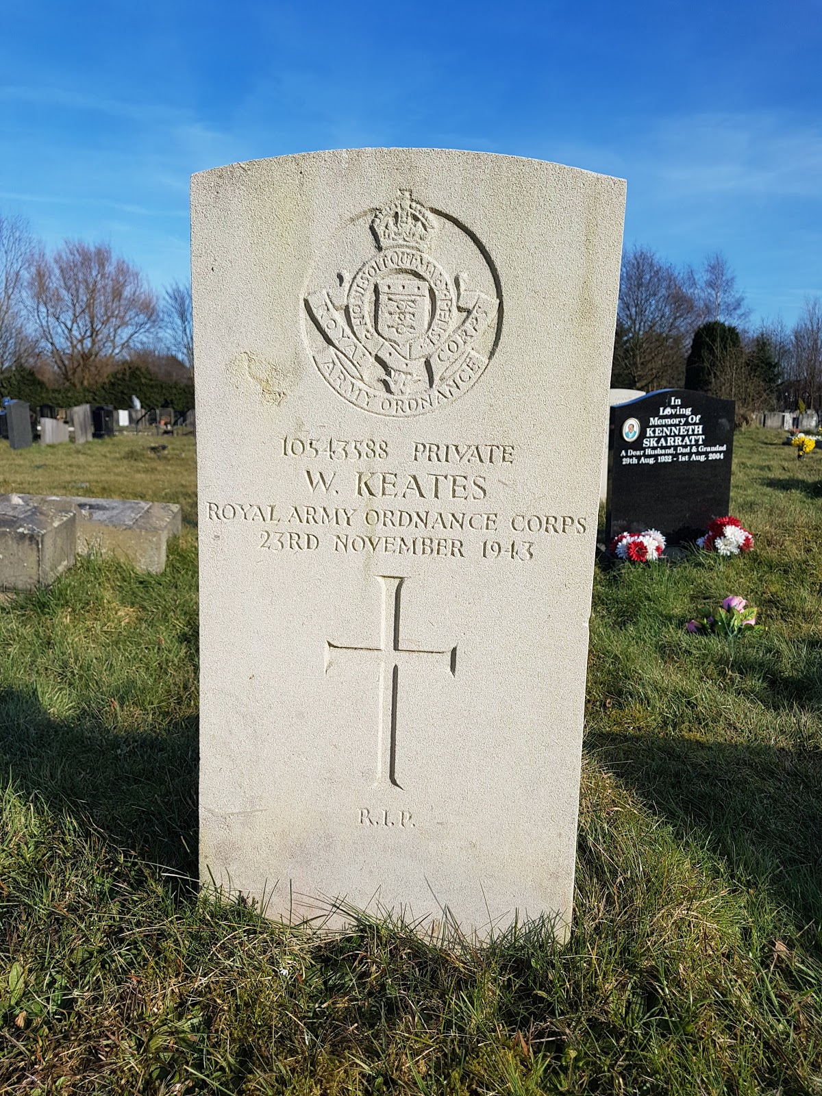 War Graves and Memorials: Stockport Cemetery and Crematorium.