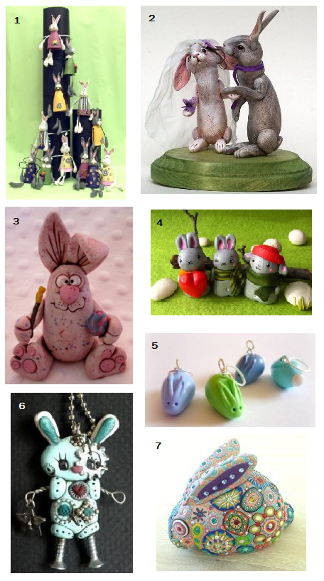 Polymer Clay Polyzine: Rabbits, rabbits