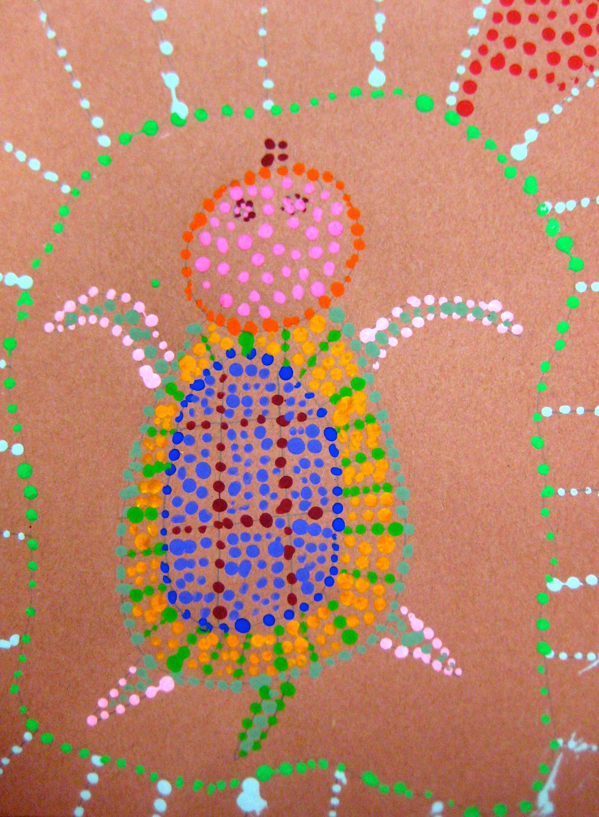 Experiments in Art Education: Aboriginal Dot Painting