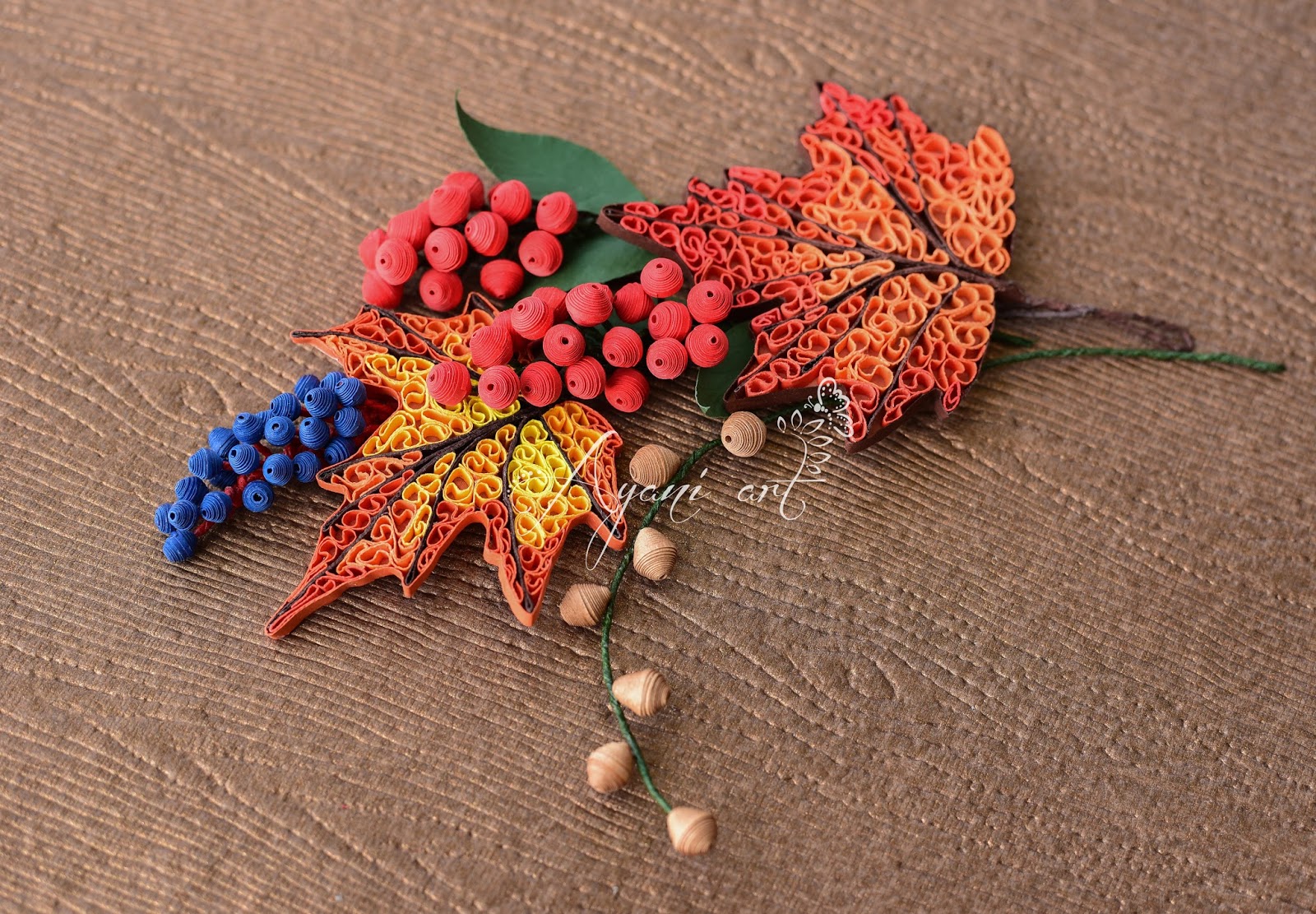 Ayani art: Quilling Fall Fruits