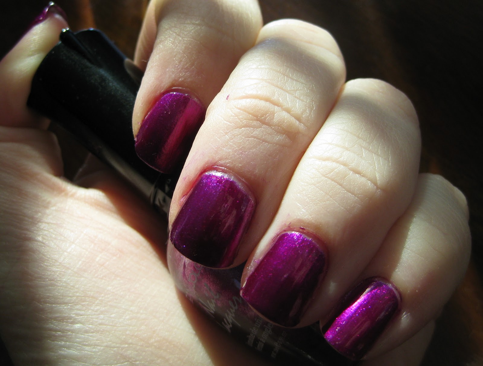 Unprofessional Nails: Metallic Fuchsia