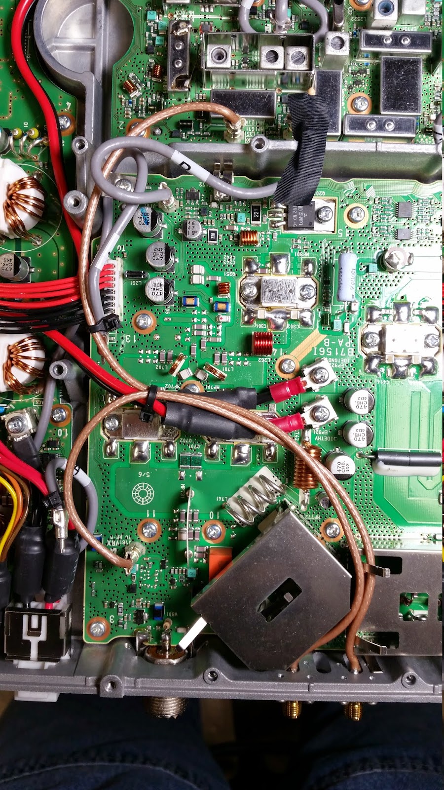 wa1hco: IC-9100 Transverter Input Modification