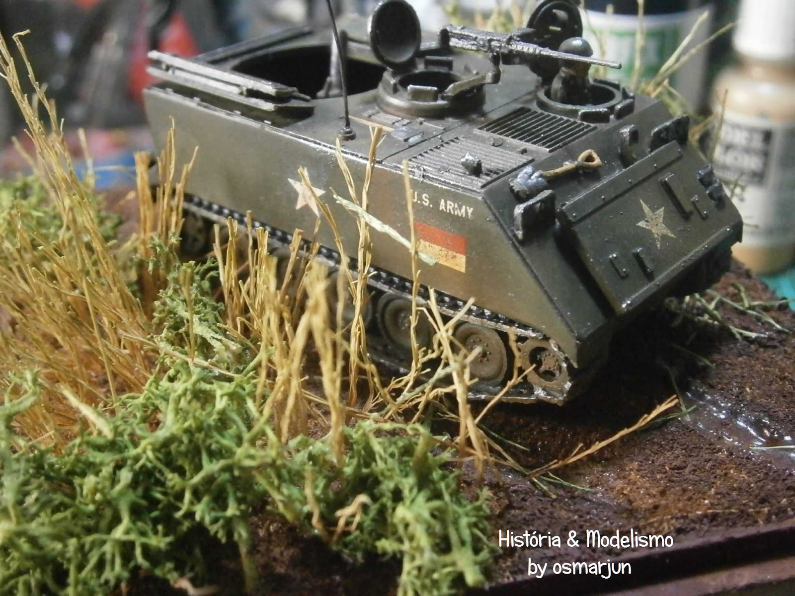 História & Modelismo: M106 - Mortar Carrier - 1/72 - Italeri - Final