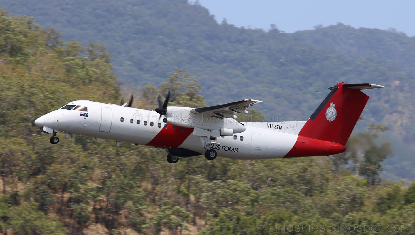 Far North Queensland Skies: Surveillance Australia Dash 8 Q300 VH-QQN