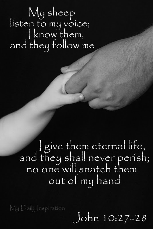 I give them eternal life, and they shall never perish; no one will ...