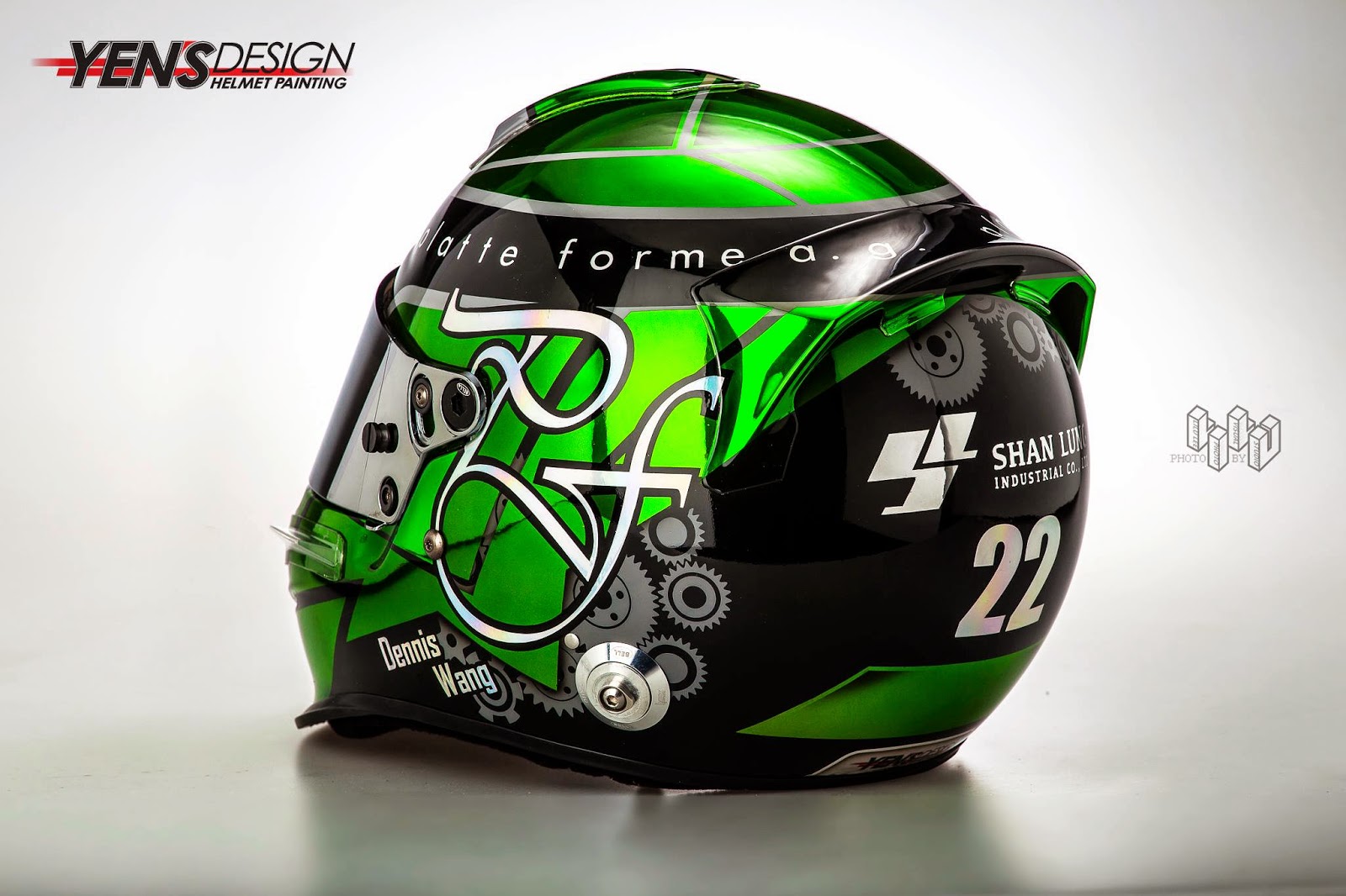 Racing Helmets Garage: Bell RS3 Pro D.Wang 2014 by Yen's Design Helmet ...