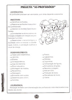 Educando com a Tia Mara e Cia: Projeto Profissões