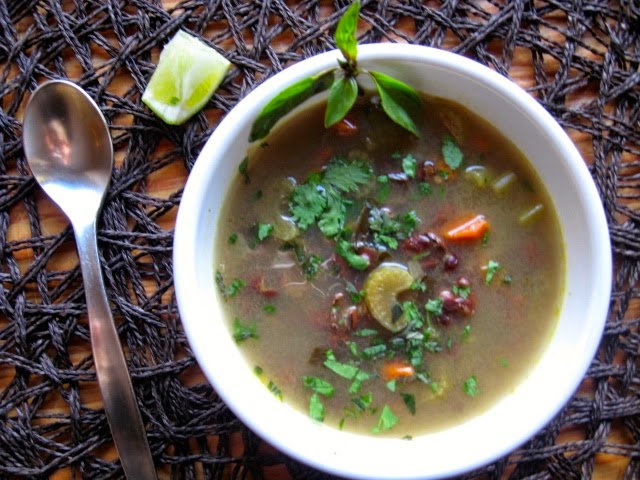 Home Cooked Vegan: Nourishing Adzuki Bean Soup