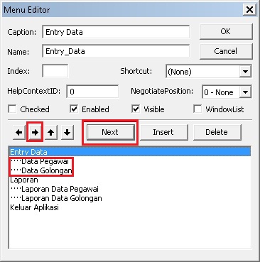 CARA MEMBUAT MENU UTAMA DENGAN MUDAH MENGGUNAKAN VISUAL BASIC 6.0 - PeiStar