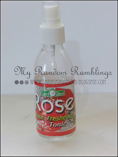 My Random Ramblings: Saeed Ghani's Rose water