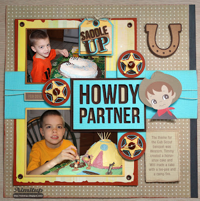 Amys Collages and Other Scrap Stuff: Howdy Partner!