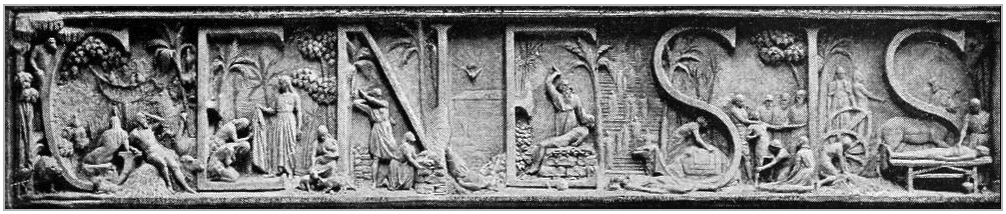 "GENESIS" carved | Christian Clip Art Review