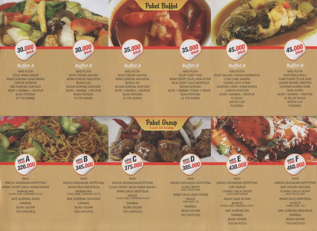 SEAFOOD JOGJA: Daftar Menu