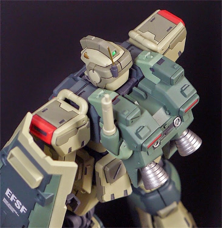 Gundam Family: HGUC 1/144 Powered GM Custom Build