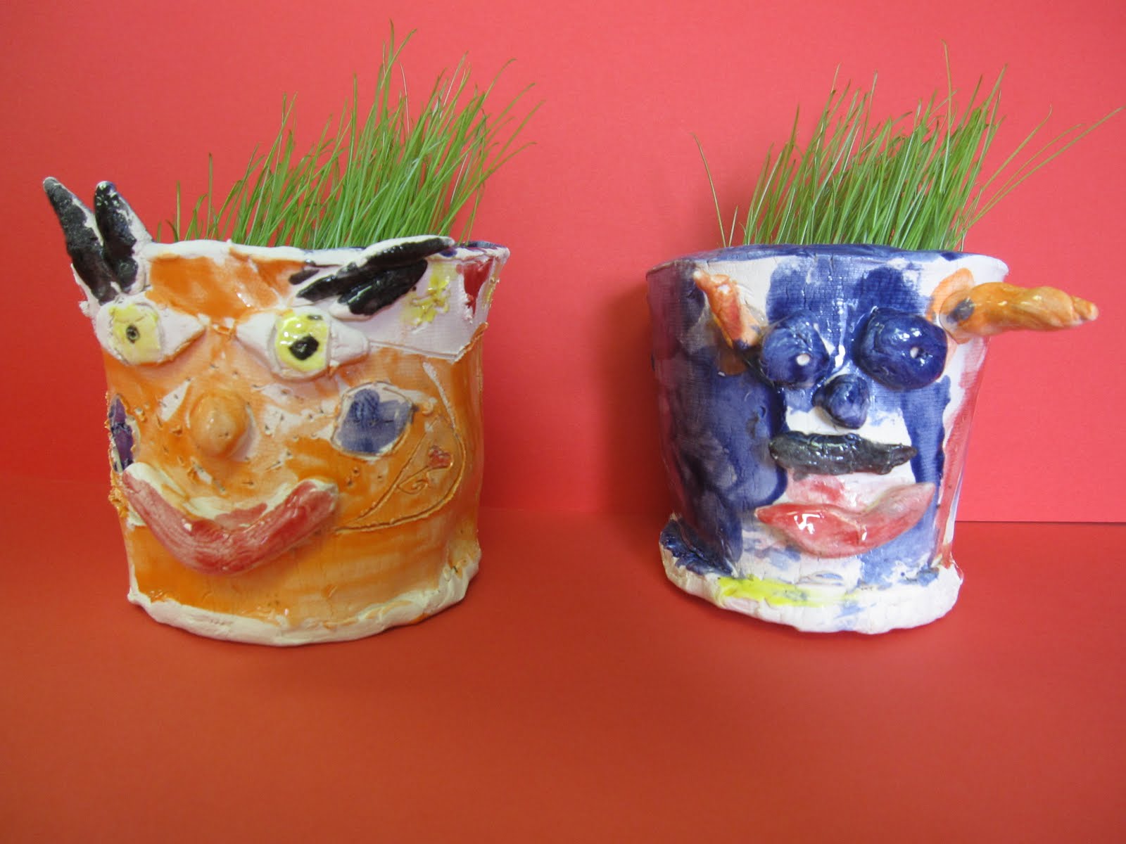 El Sol Art: Clay Faces