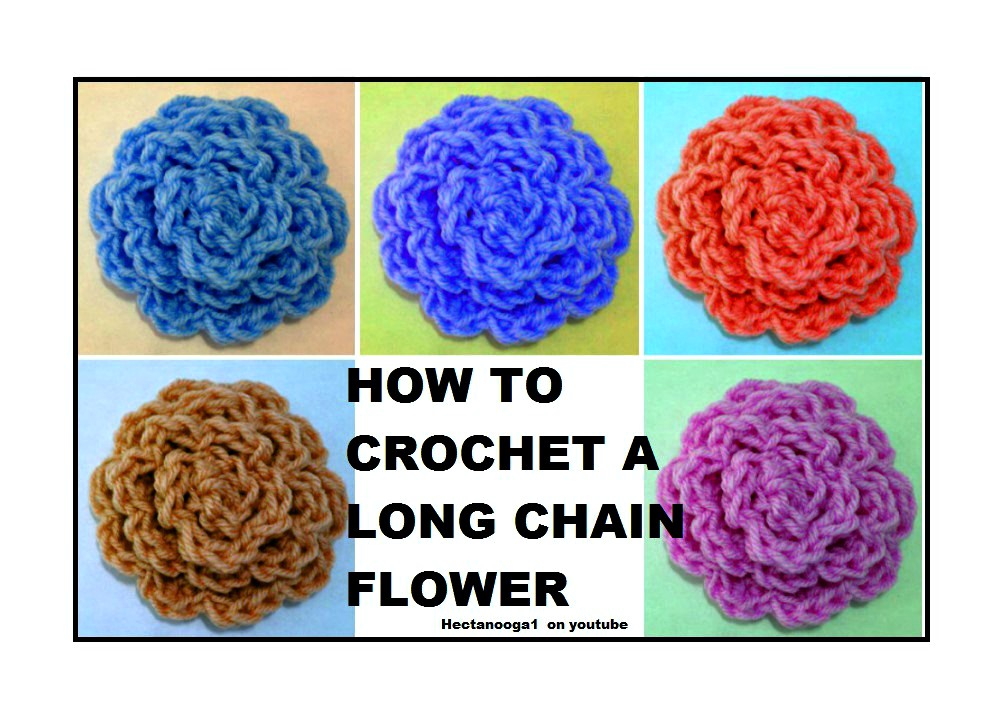 HECTANOOGA PATTERNS: FREE CROCHET PATTERN, long chain flower