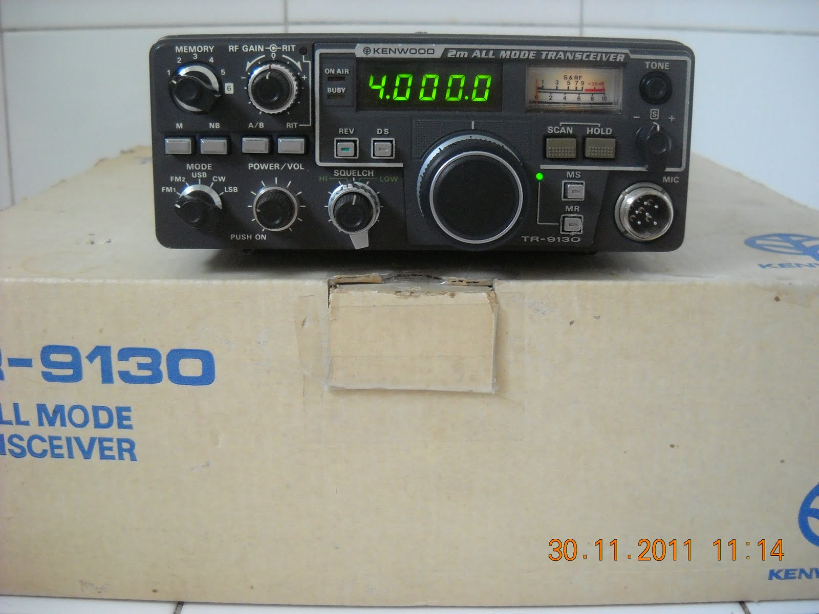 Sinar Agung ( Y C 2 V D I ): RIG KENWOOD TR 9130 - DUS BUKU ( TERJUAL ...