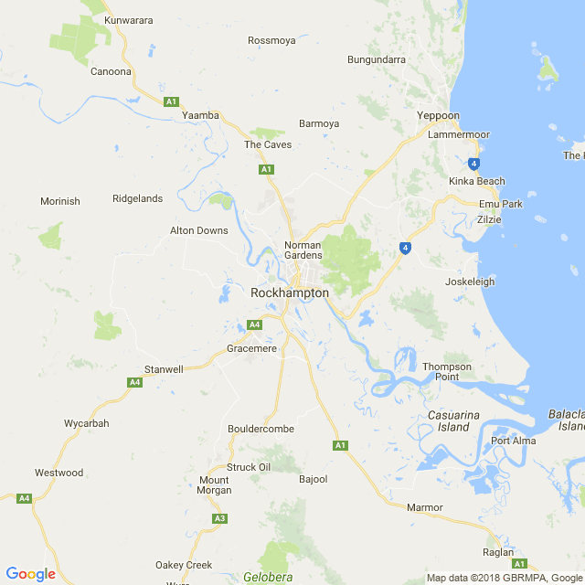 Rockhampton Map Free Download