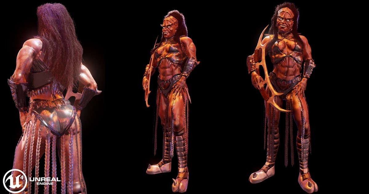 Eric Keller's Portfolio: Klingon Warrior Woman