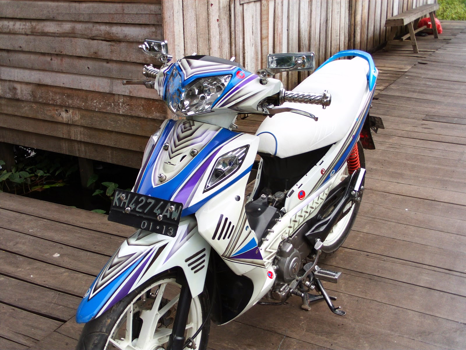 Contoh Modifikasi Cat Motor | Ulasan Otomotif