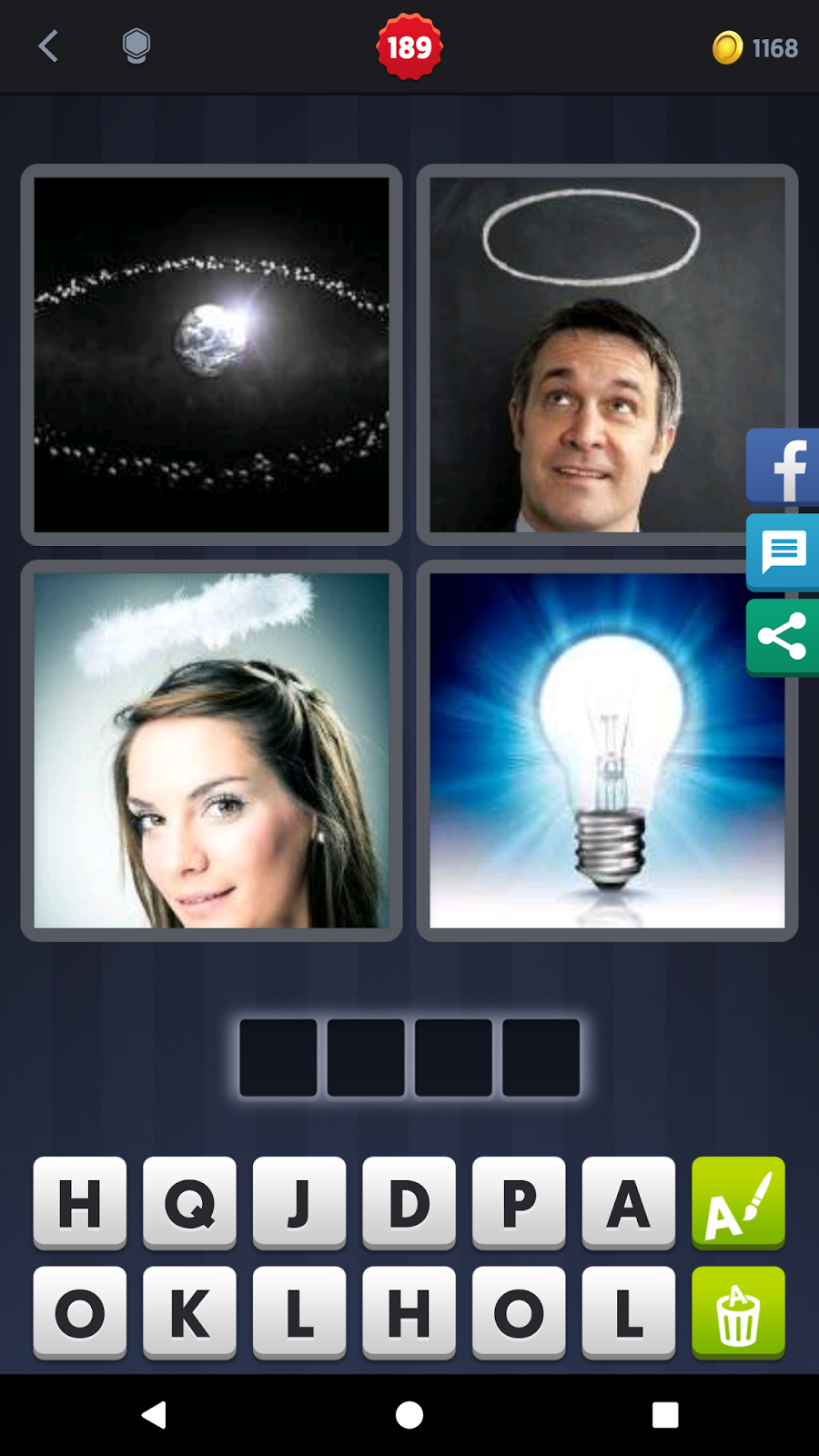 4 Pics 1 Word Answers Solutions LEVEL 190 HALO 4 Pics 1 Word Answers Solutions LEVEL 190 HALO
