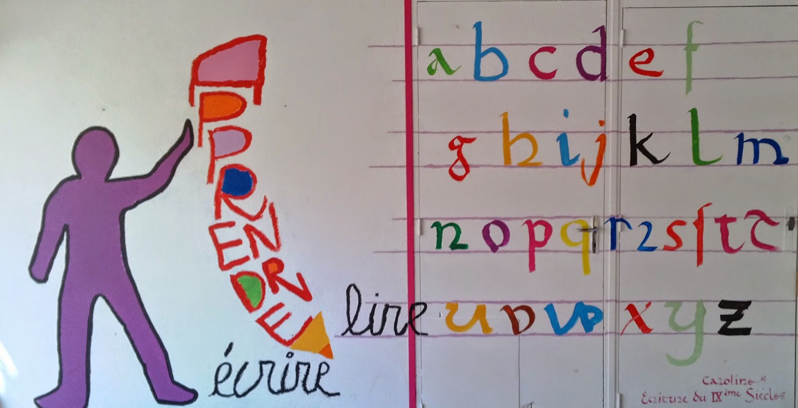 Atelier de Calligraphie: INTERVENTIONS EN MILIEU SCOLAIRE