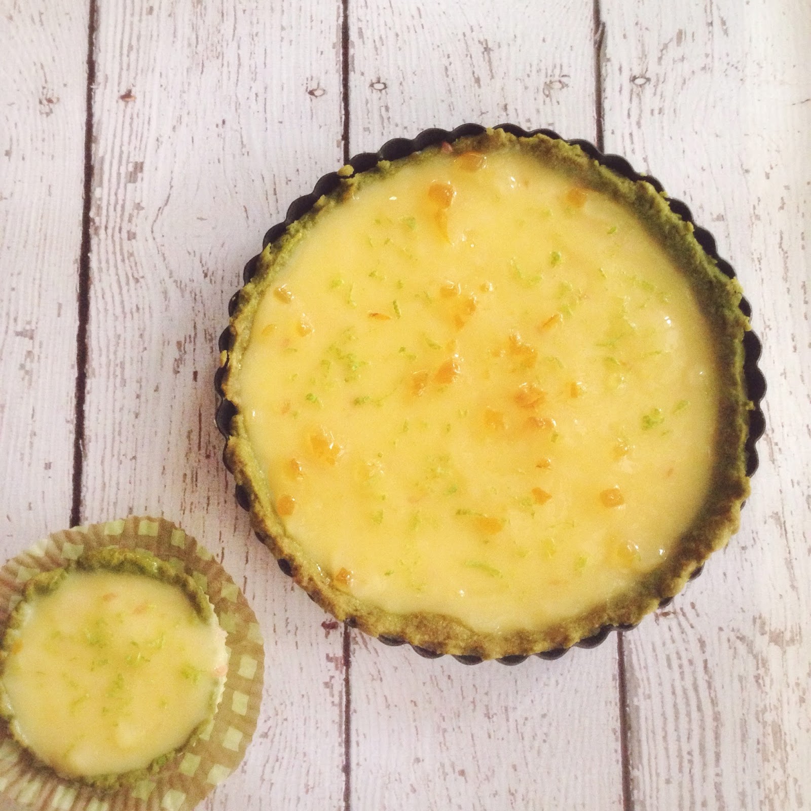 The Humble Hostess: 柚子抹茶塔 Yuzu Matcha Tart