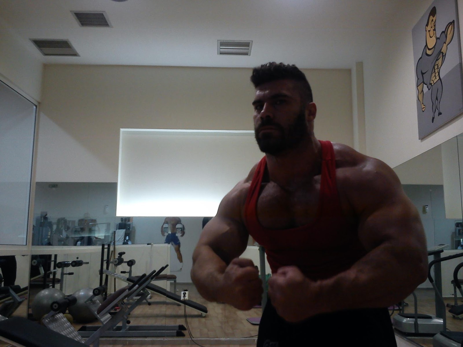 Muscle Lover: The Greek muscle beast Dimitris Moutzouris