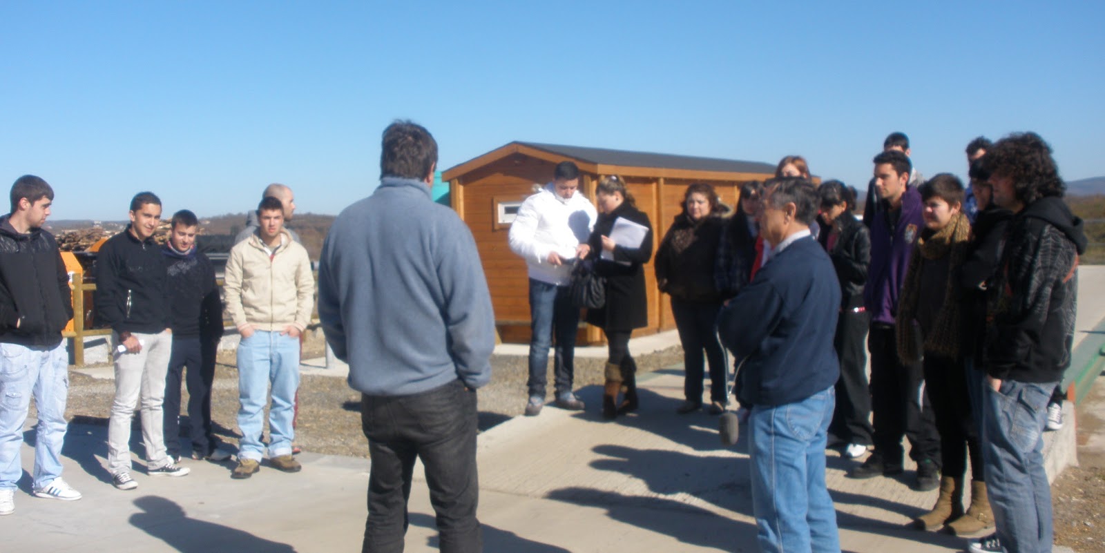 Plantando árbores: Visita: Centro transformación de biomasa