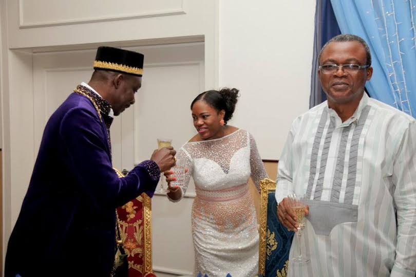 Photos: Governor Nyesom-Wike, his wife and children at state banquet