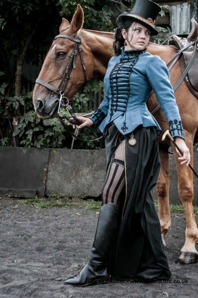 Riding Aside: Steampunk Sidesaddle