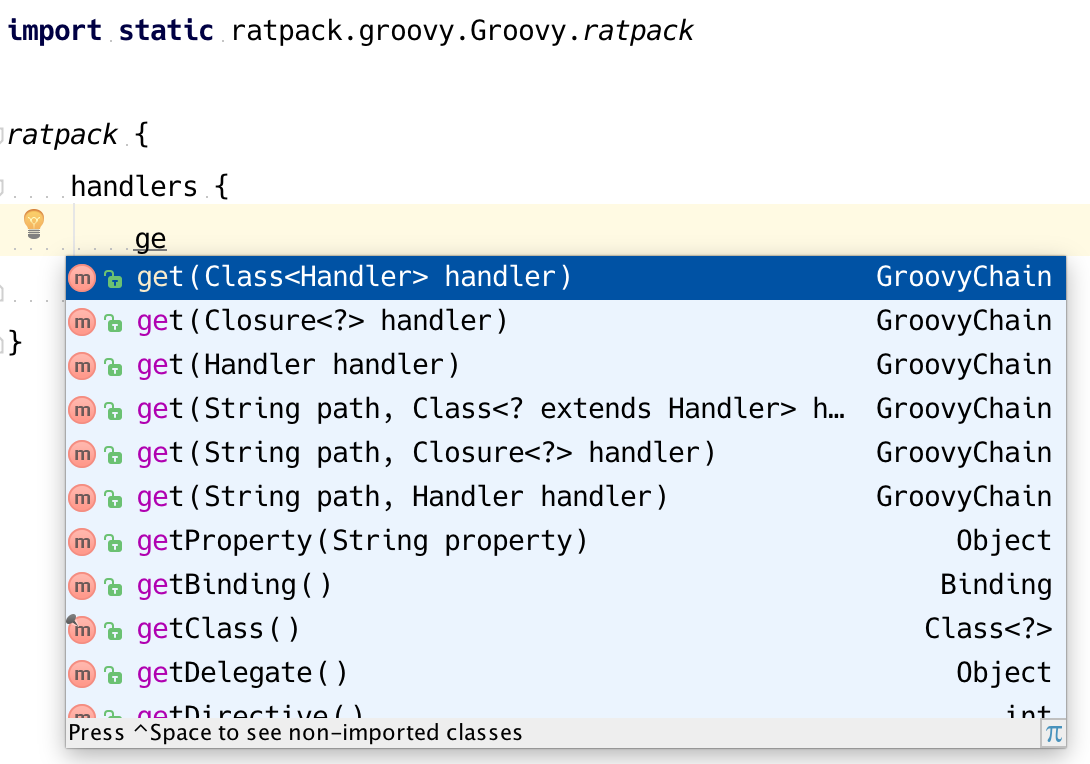 Ratpacked: Groovy DSL Code Completion In IntelliJ IDEA - Messages from mrhaki