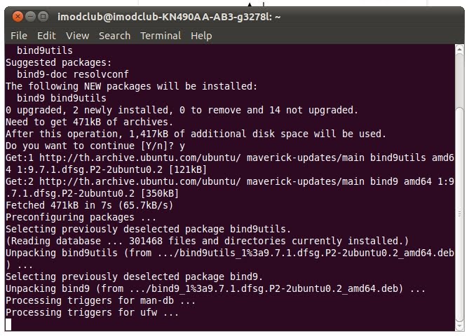 install DNS Server for ubuntu 10.10
