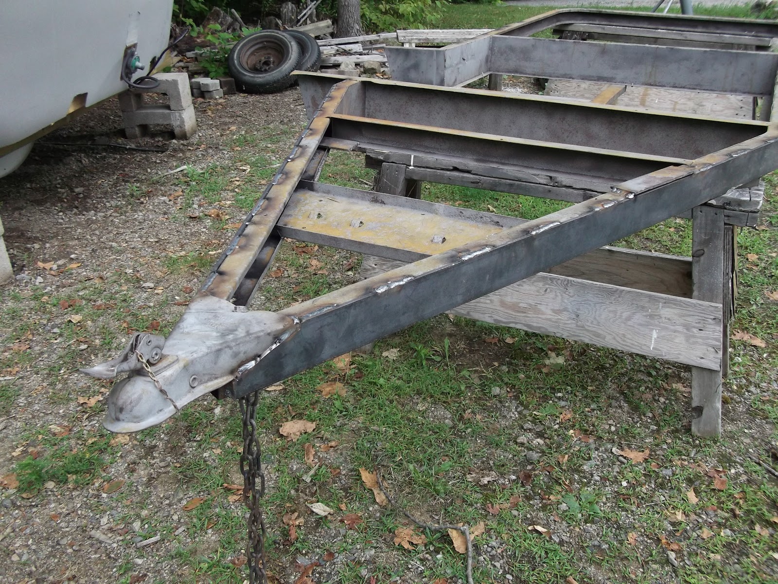 72 Boler Restoration: Back from the welding shop