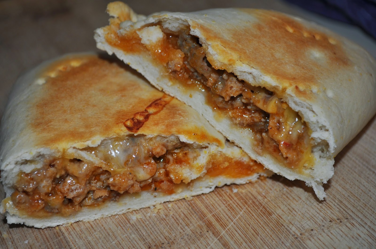 Life in my Kitchen...and beyond: #1,209: Beef and Sausage Foldovers