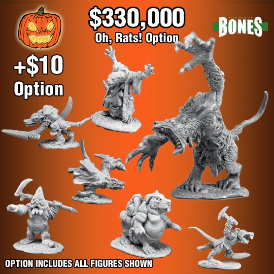 Wargame News and Terrain: Reaper Miniatures: Bones Kickstarter Two Update
