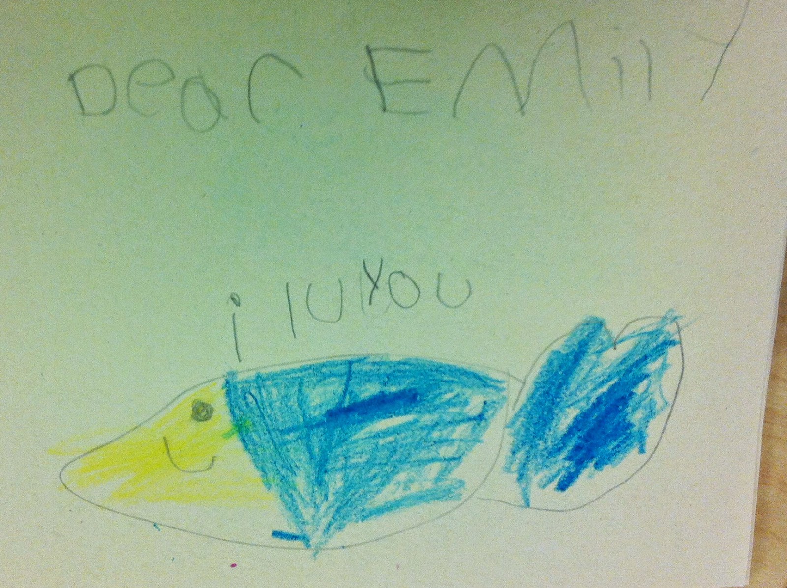 Not Just Child's Play: Challenging Young Minds: Dear Mr. Blueberry Activity